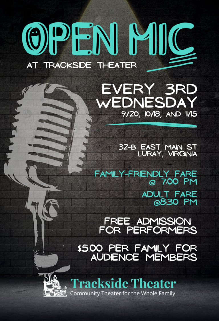 Open Mic Night - Trackside Theater